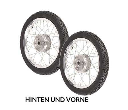 Spoked wheel 16 inches 1.60 x 16 "for Simson S50 S51 S70 KR51 SR4 ...