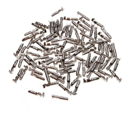 100x Rundstecker Rundsteckhülse Kabelschuh Steckverbinder Rundstecker 3 ...