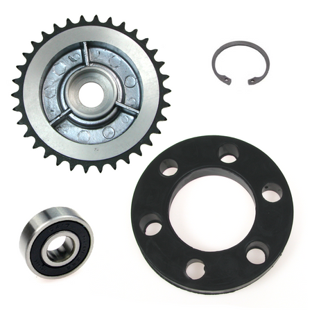 Driver pinion chain wheel 34 teeth for Simson S50 S51 KR51 Schwalbe SR4 ...