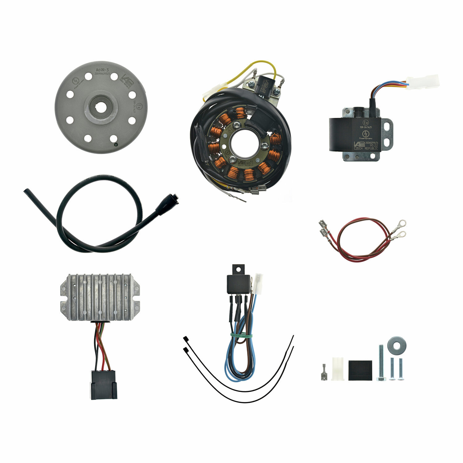 Magneto ignition system 12V 150W for POWERDYNAMO MZ ES175-300, ETS250 ...